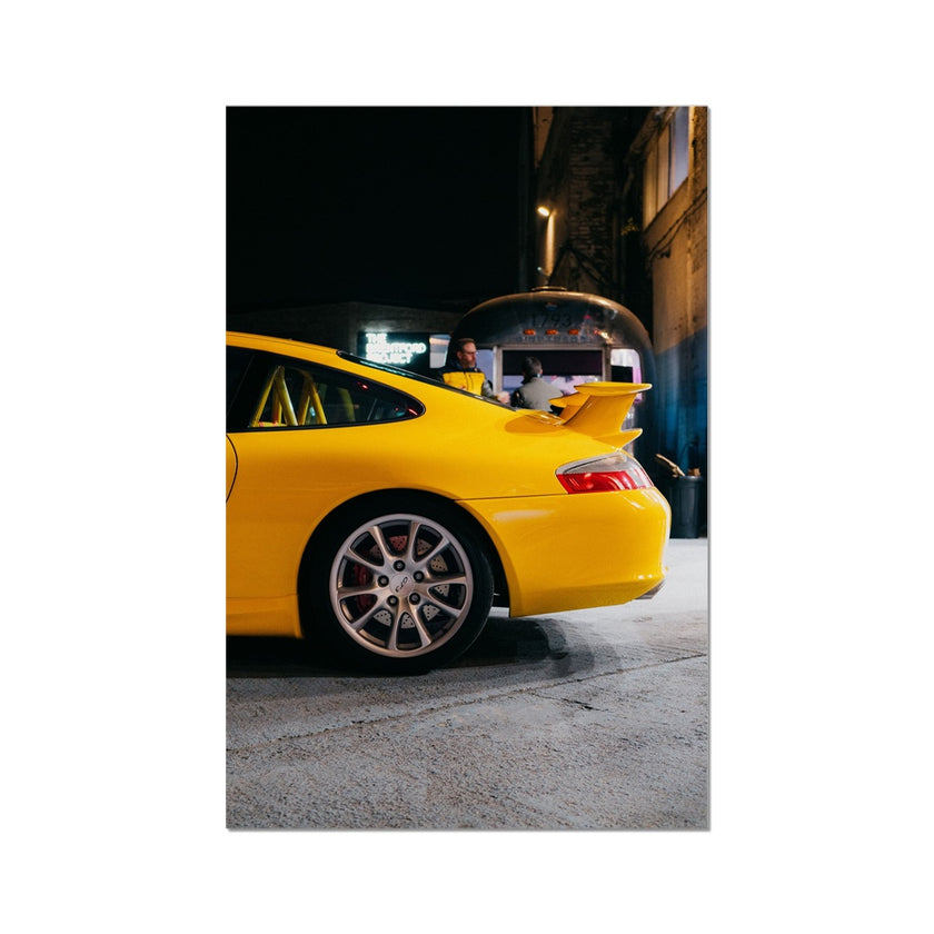 Poster 052 - Porsche 911 (996) GT3 - Speed Yellow – pimoprints