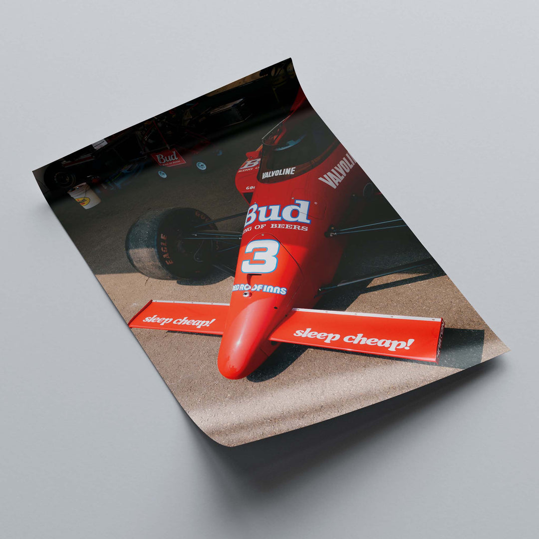 Poster 099 - March-Cosworth 86C - 1986 Indy 500 Winner – pimoprints